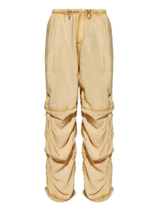DIESEL® Layered Drawstring Trousers - Beige