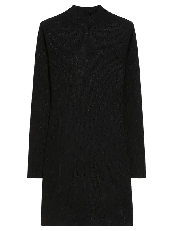 Max Mara Buona Lurex Dress - Black