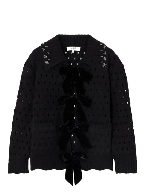 Sea Leia Cardigan - Black