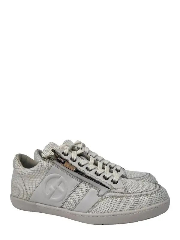 Giorgio Armani Logo Casual Sneakers - Gray