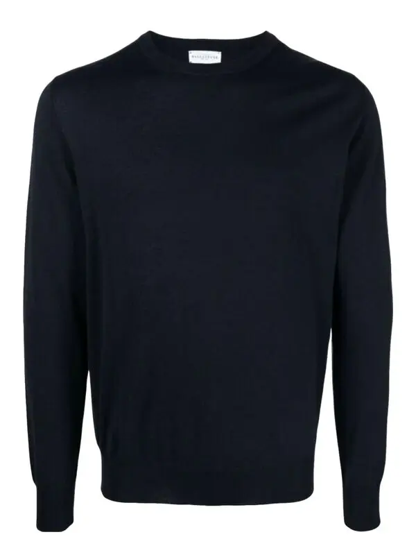 BALLANTYNE Crewneck Knitted Jumper - Black