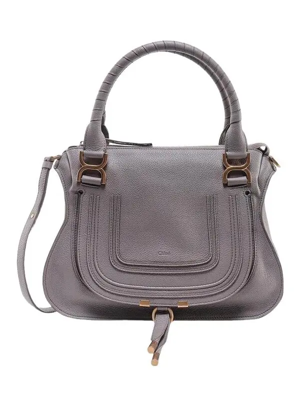 Chloé Marcie Foldover Tote Bag - Gray