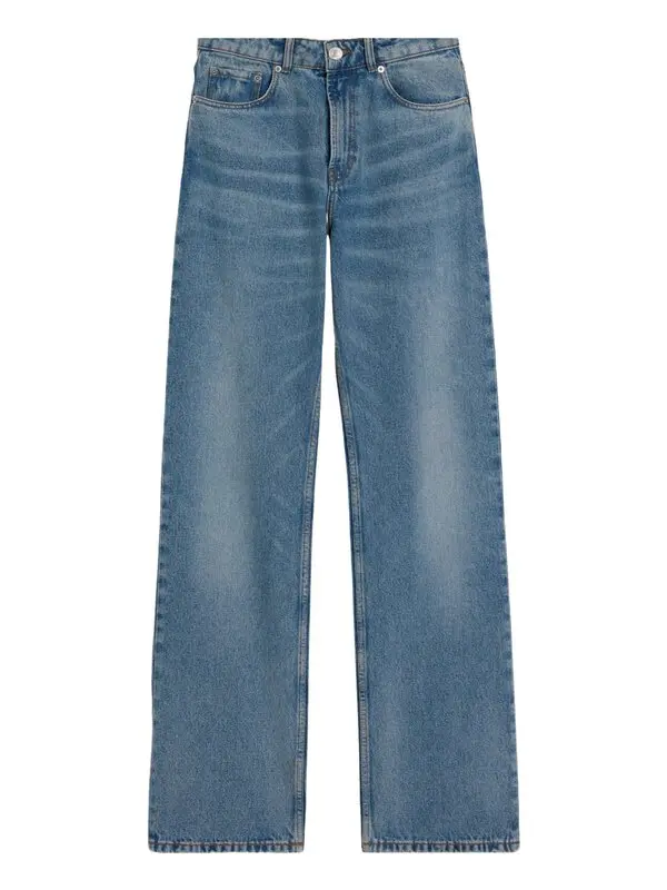 Ami Wide-leg Jeans - Blue