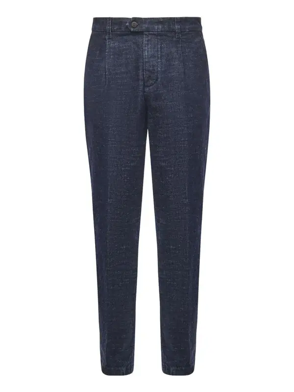 Eleventy Pleated Conical Trousers - Black