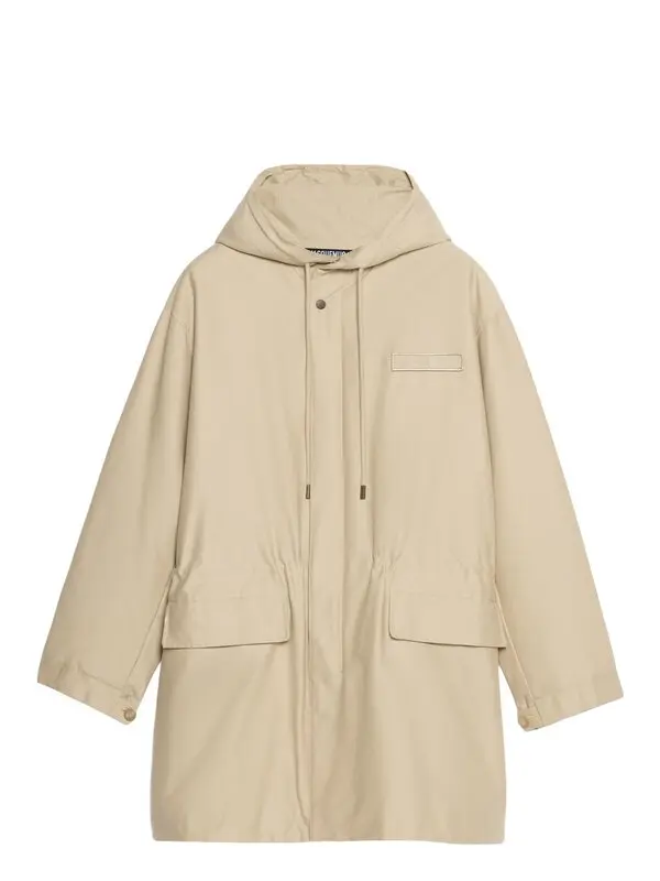 Jacquemus La Parka Hooded Parka - Nude