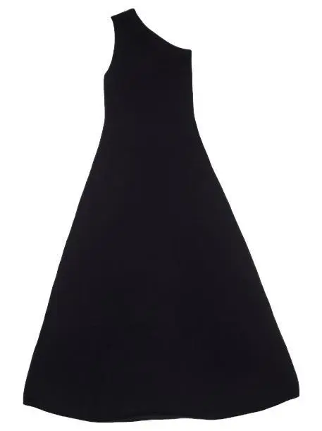 EXTREME CASHMERE X One-shoulder Dress - Black