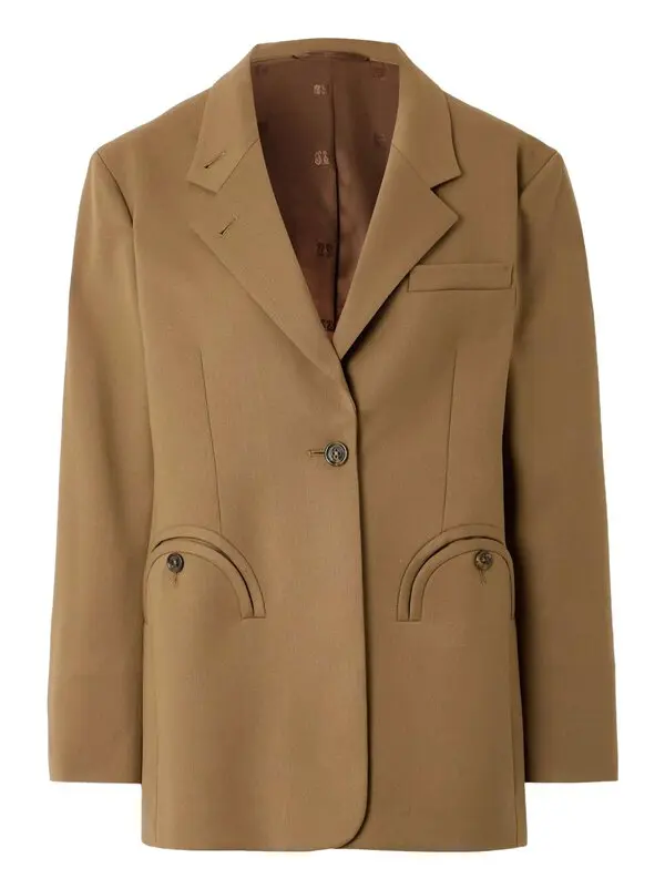 BLAZÉ MILANO Long-sleeved Tailored Blazer - Camel