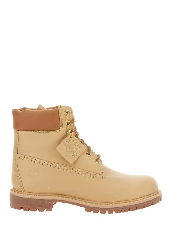 Timberland Premium Waterproof Lace-up Boots - Beige