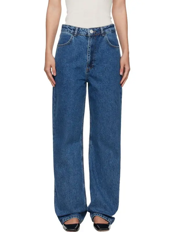RÓHE Straight-leg Jeans - Blue