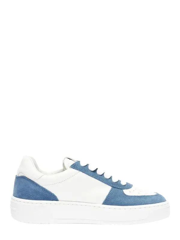 STUART WEITZMAN Tie Low-top Sneakers - White