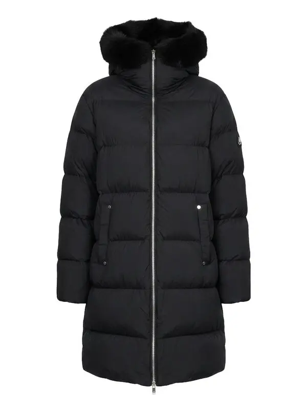 Moose Knuckles Quilted Down Coat - Black