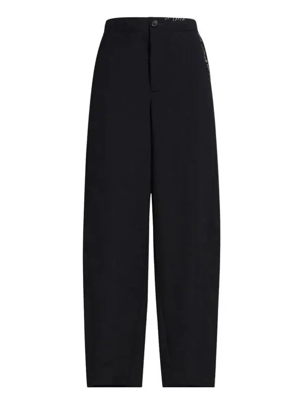 Marni High-waist Straight-leg Trousers - Black