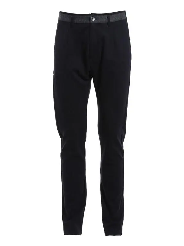 Emporio Armani Tapered Casual Pants - Black