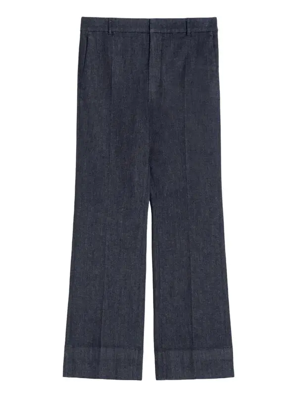 Max Mara Stretch Denim High Waist Jeans - Midnight Blue