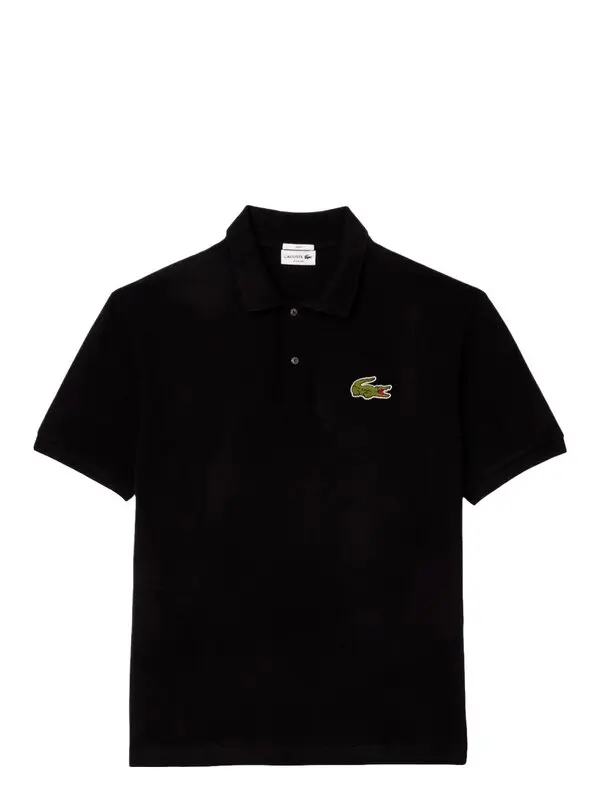 Lacoste Relaxed Fit Pique Polo Shirt - Black