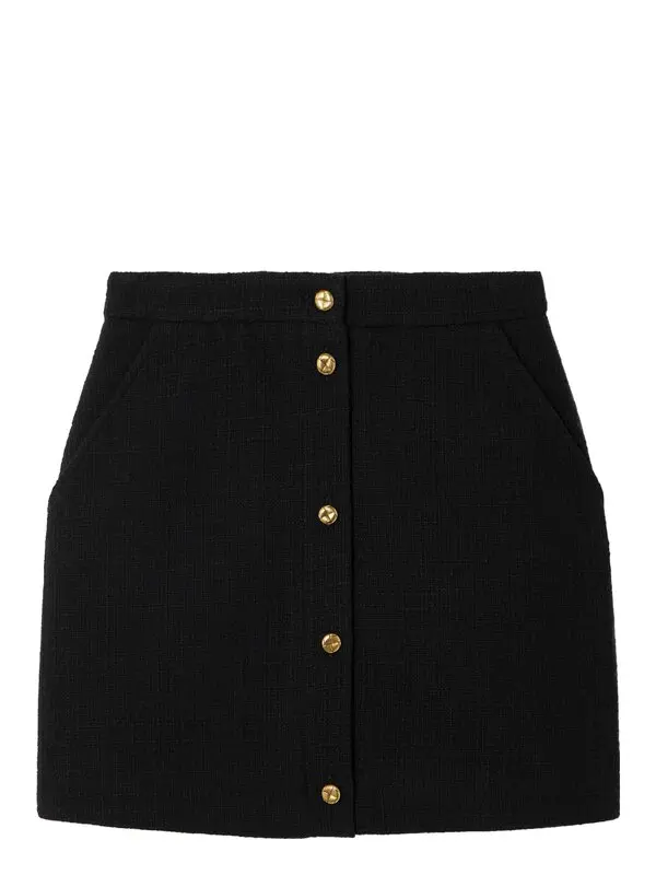 BLAZÉ MILANO Missy Appaloosa Mini Skirt - Black
