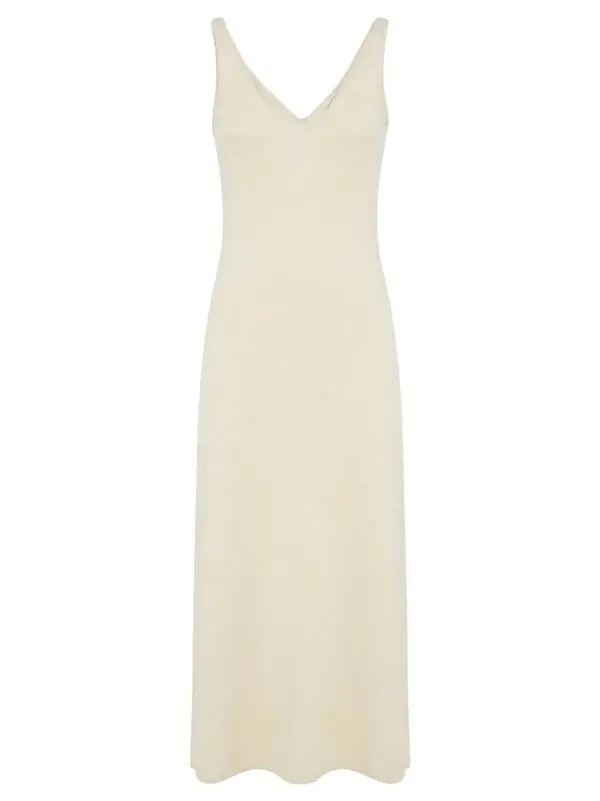 Gabriela Hearst Downs Midi Dress - White