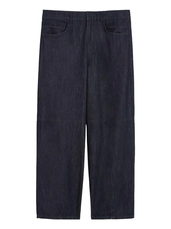 Max Mara John Cropped Jeans - Navy Blue