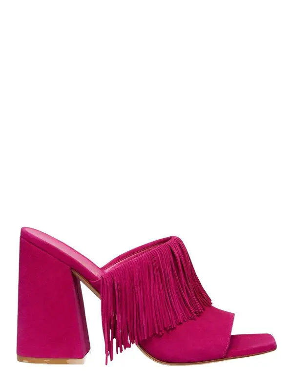 STUART WEITZMAN Tia Tassel High-heeled Sandals - Red