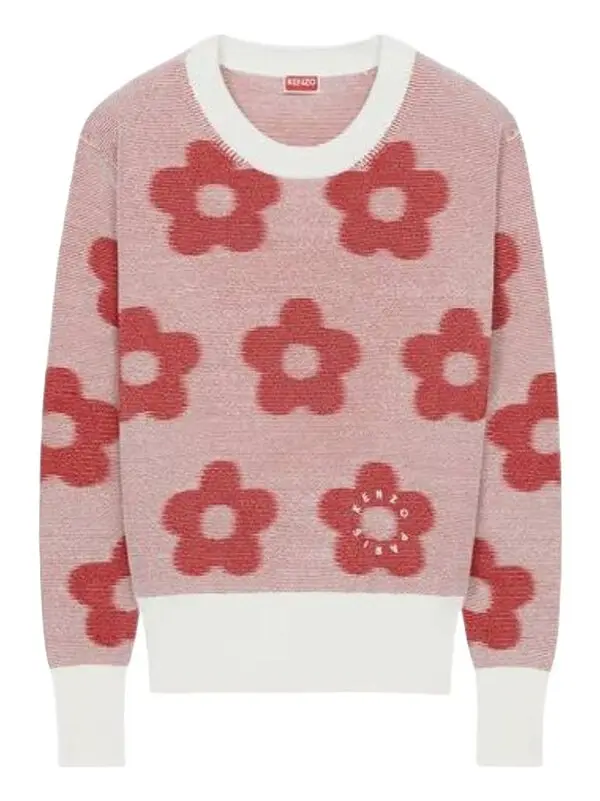 Kenzo Flower Spot Jumper - Pink