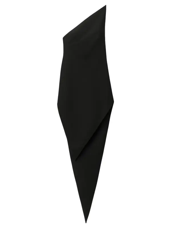 Alexander Wang Asymmetrical Slit Maxi Dress - Black