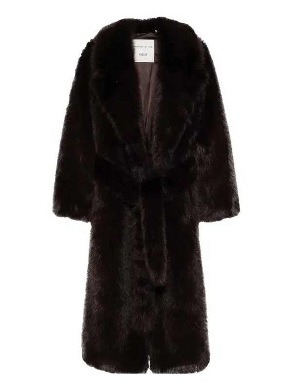 AGOLDE X Shoreditch Ski Club Ebony Coat - Black