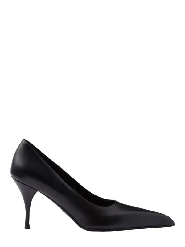 Prada Pointed-toe Slip-on Pumps - Black