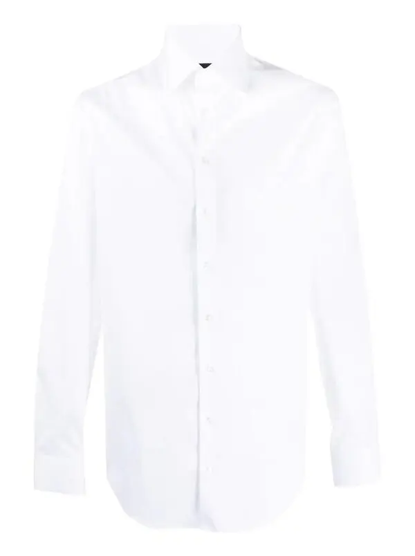 Giorgio Armani Classic Cotton Shirt - White