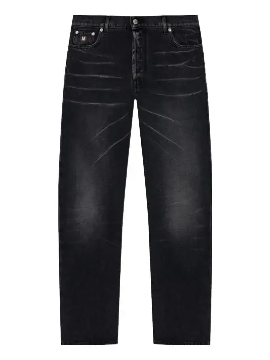 Moschino Five-pocket Faded Jeans - Grey
