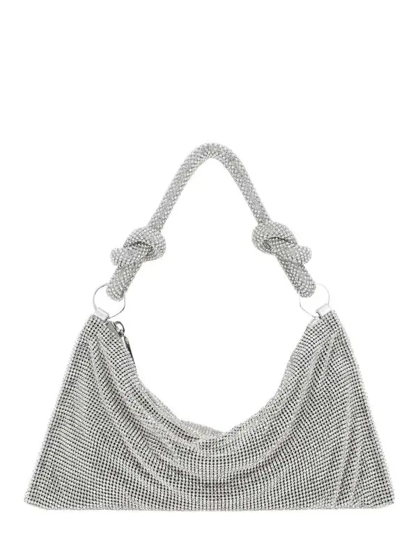 Cult Gaia Hera Nano Crystal-embellished Bag - Gray