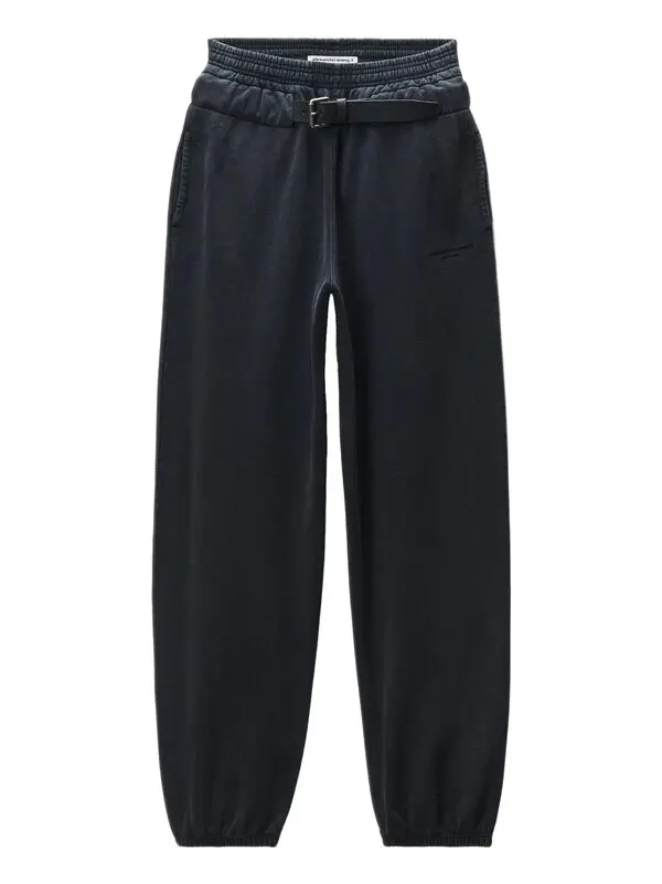 Alexander Wang Belted Relaxed Trousers - Wash Black