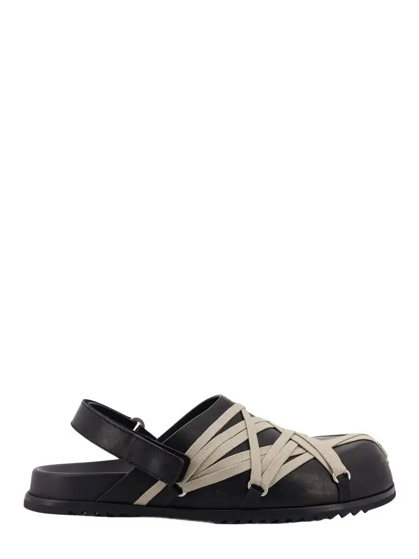 Rick Owens Megalaced Mules - Black