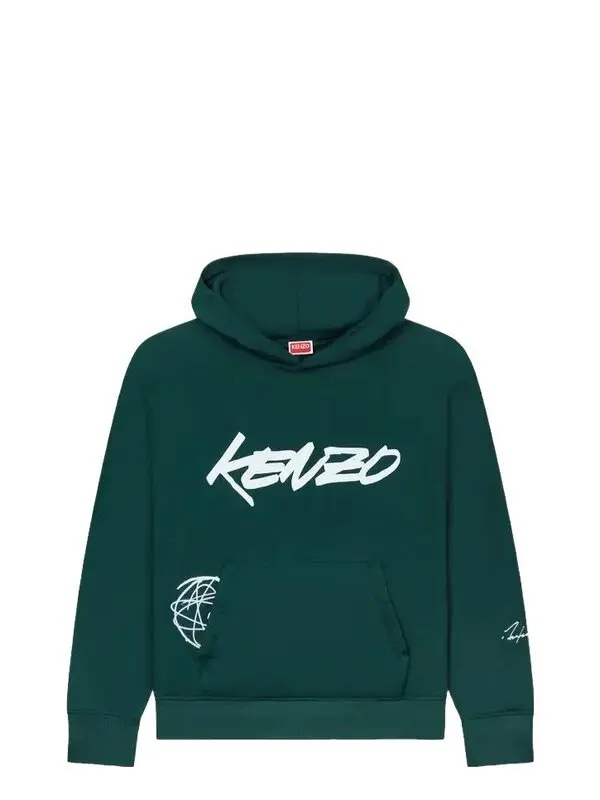 Kenzo 2000 Cotton Padded Hoodie - Green