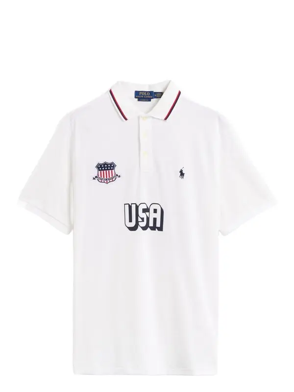 Polo Ralph Lauren Usa 24 Polo Shirt - White