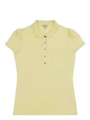 Burberry Short-sleeved Polo Shirt - Yellow