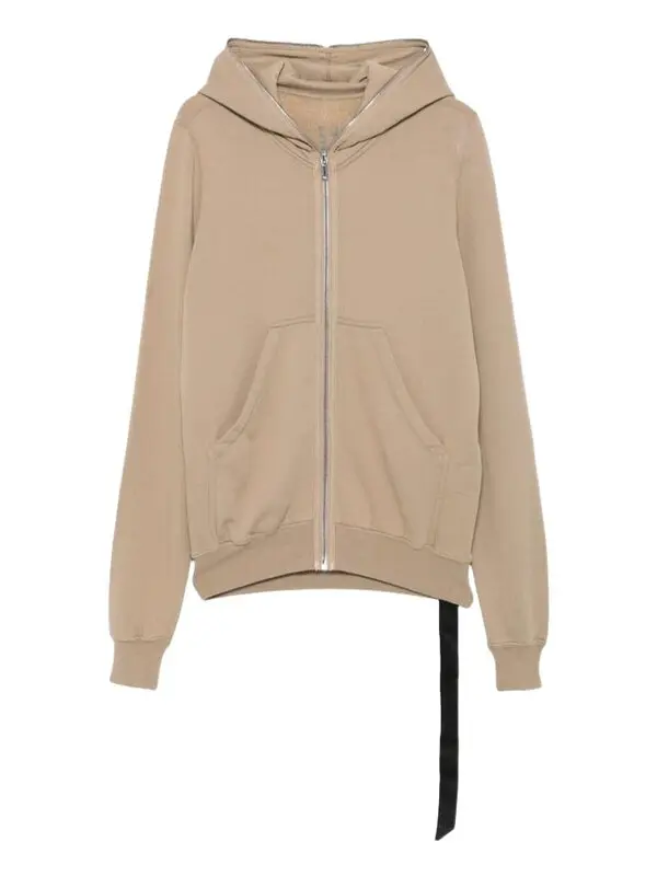 Rick Owens Gimp Zipped Hoodie - Beige