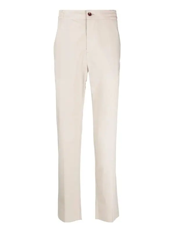 Etro Press-crease Cotton Trousers - Pink