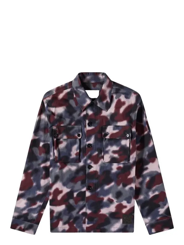 Kenzo Cloud Camouflage Print Casual Jacket - Multicolor