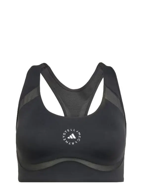 Adidas By Stella McCartney Racer-back Sports Bra - Black