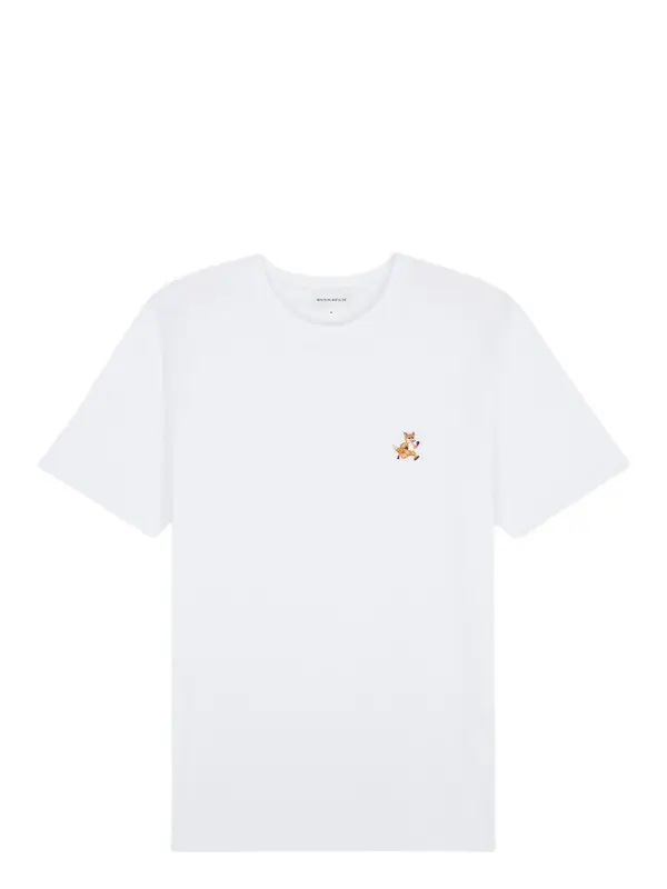 Maison Kitsuné Maison Kitsun Speedy Fox Patch Comfort T-shirt - Gray