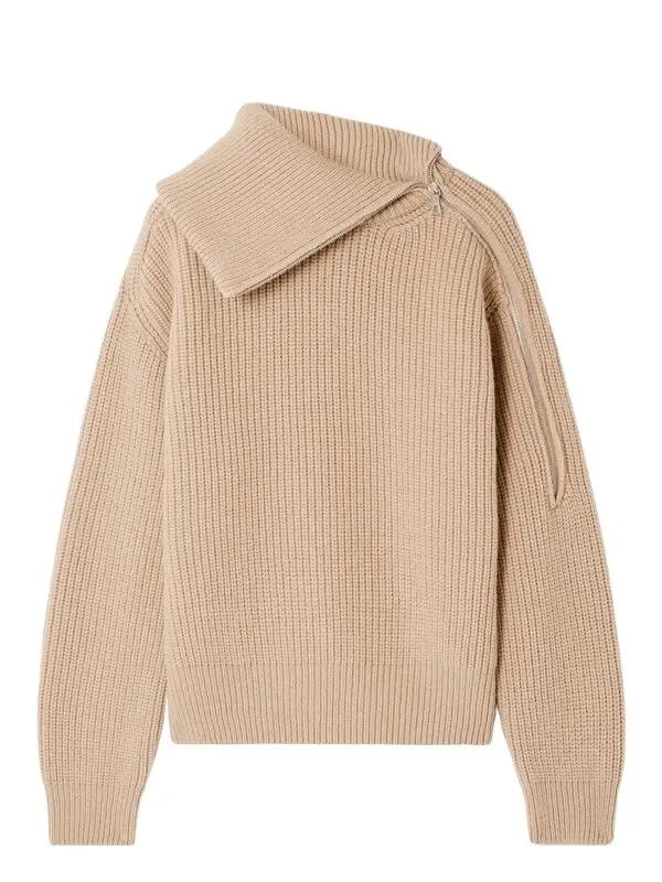 Dries Van Noten Long-sleeved Knitted Shirt - Beige
