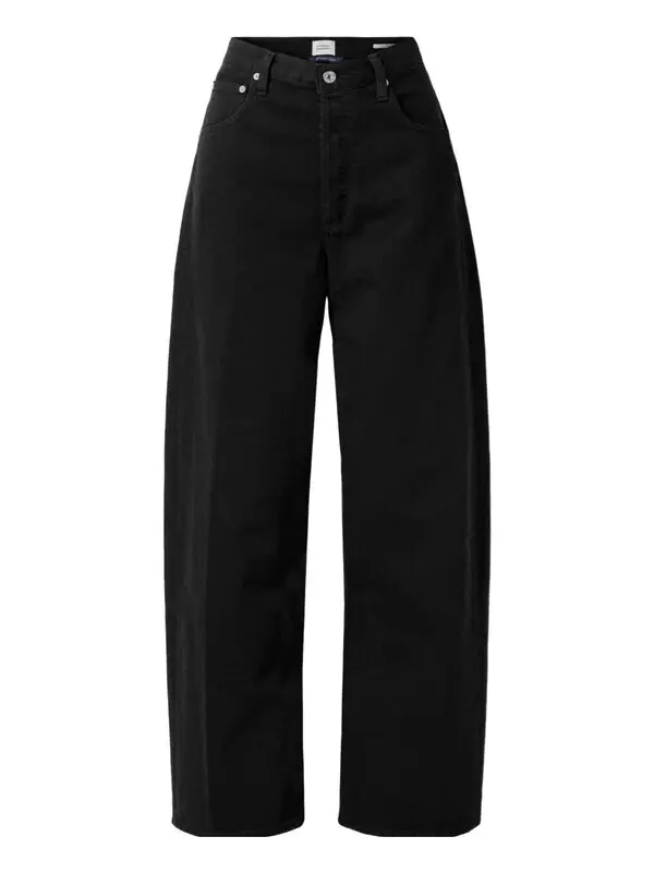 Citizens Of Humanity Ayla Baggy Mid-rise Jeans - Black
