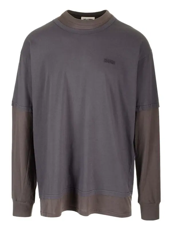 MAGLIANO Trauma Crewneck Long Sleeved T-shirt - Black