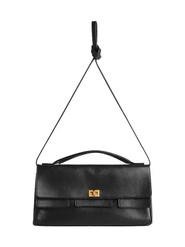 Balenciaga Bel Air Small Clutch Bag - Black