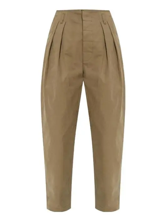 Moschino Pleated Track Pants - Green