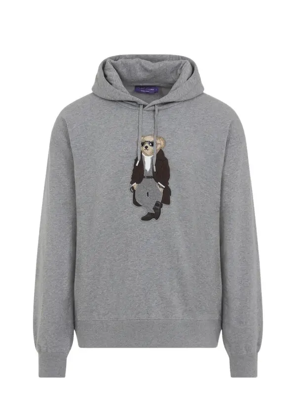 Ralph Lauren Polo Bear Hooded Sweatshirt - Classic Light Grey