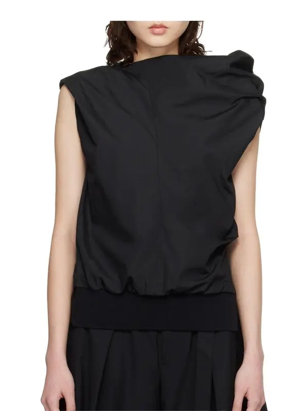 Sacai Sleeveless Top - Black