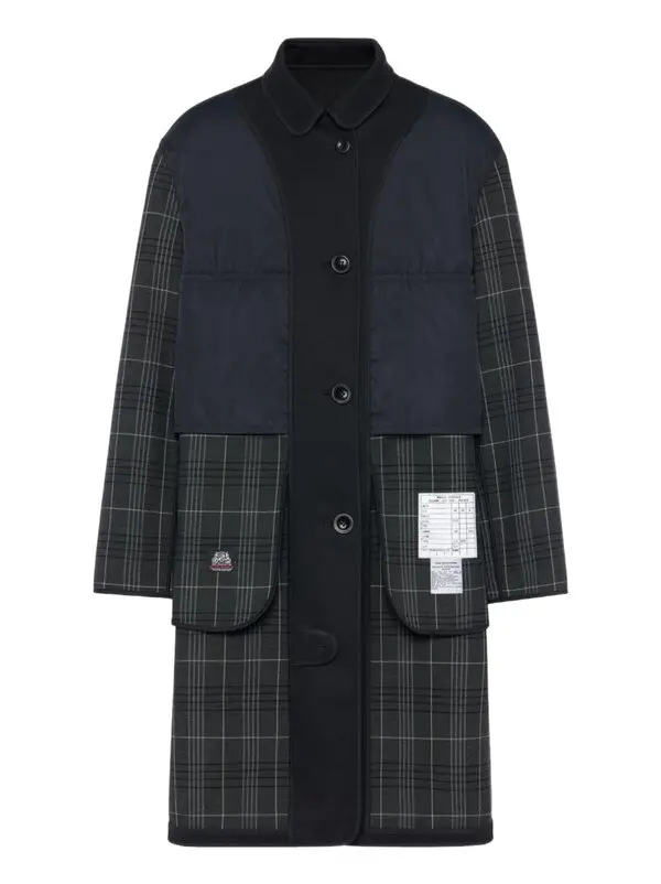 MAISON MARGIELA Straight Hem Buttoned Coat - No