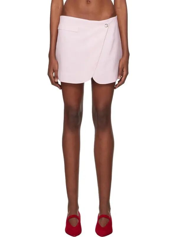 Coperni Tailored Front Pocket Skirt - Brown