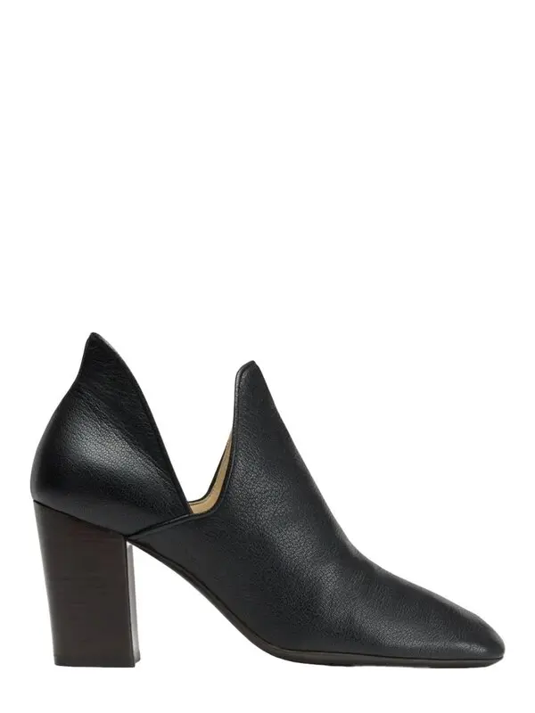 LEMAIRE D'orsay Pumps In Grained Goatskin Leather - Black